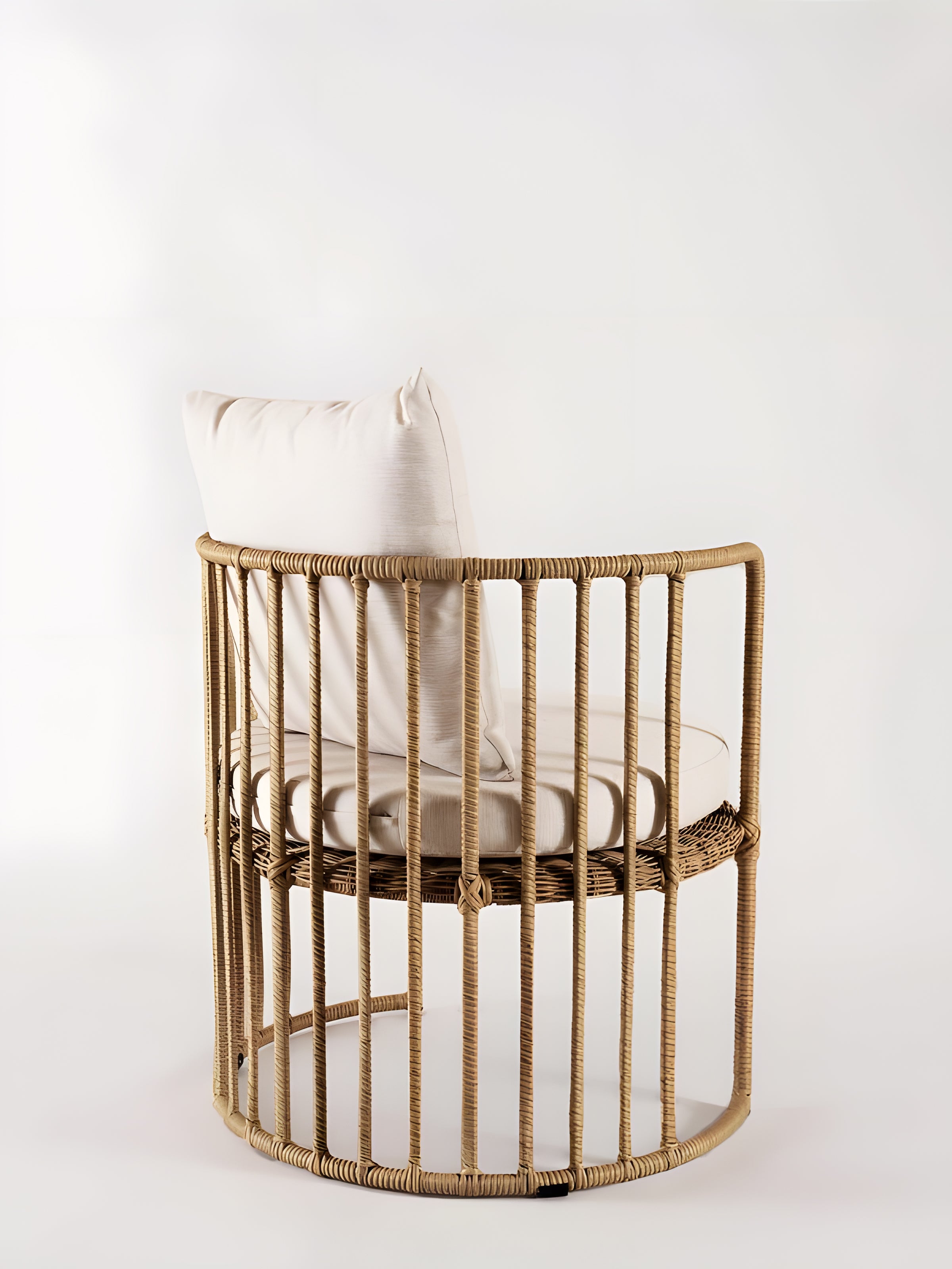 Ula Rattan Round Armchair - Mellowdays Furniture
